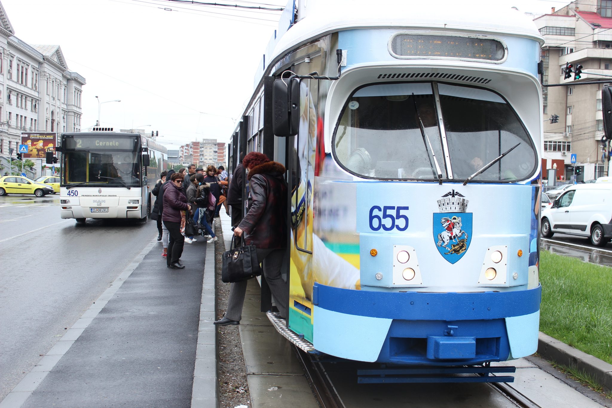 Craiova. Modernizarea liniilor de tramvai, scumpită în prima lună de la semnarea contractului