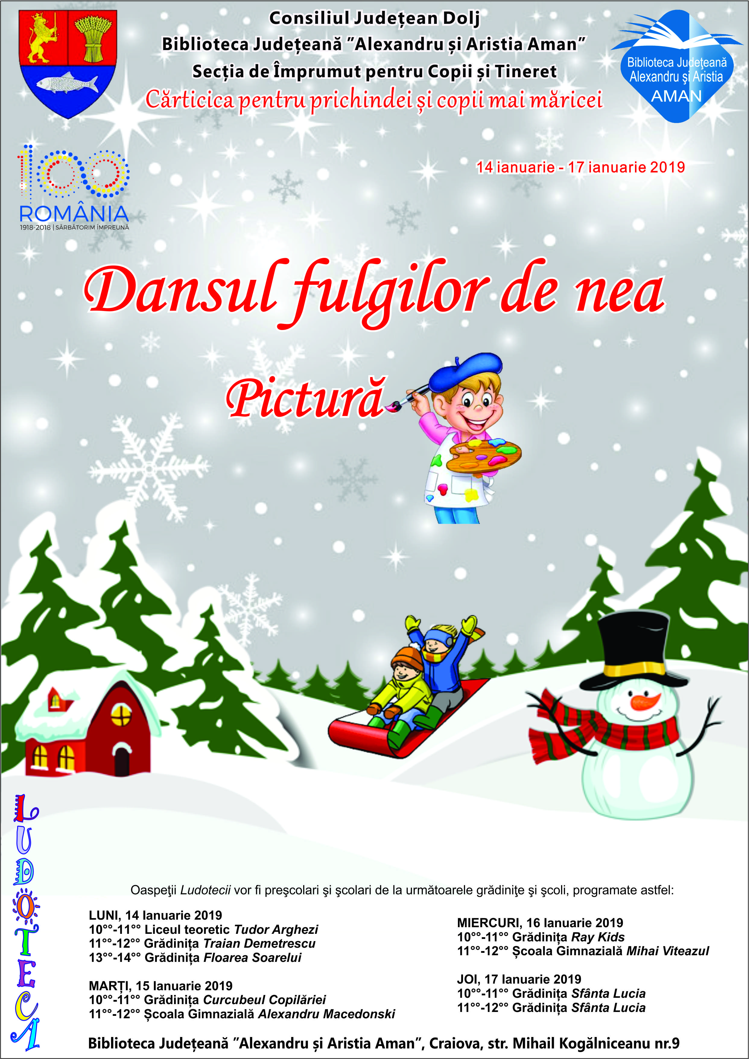 Dansul fulgilor de nea - pictură - Stiri regionale Oltenia - Jurnalul ...