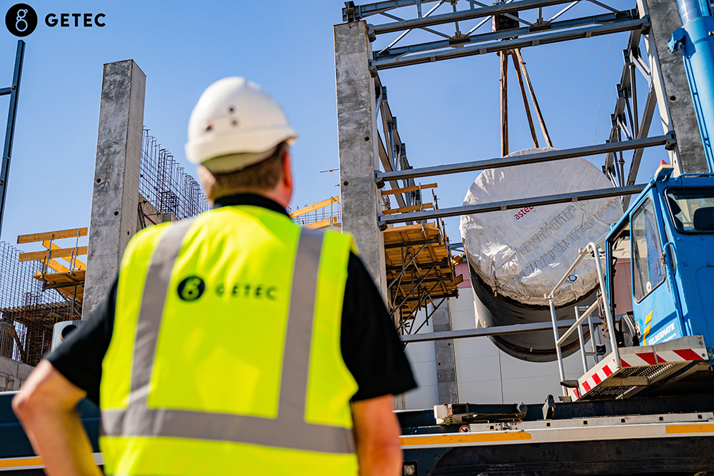 GETEC avansează cu construcția centralei ecologice de cogenerare pe biomasă