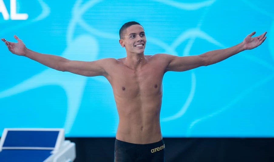 David Popovici, medalia de aur la 100 m liber la Campionatul Mondial de natație pentru juniori ...