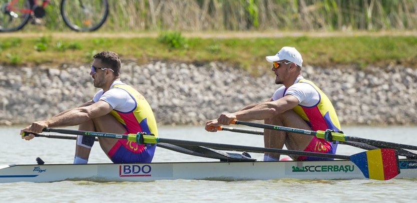 Canotaj: Aur pentru România la masculin, în proba de dublu vâsle