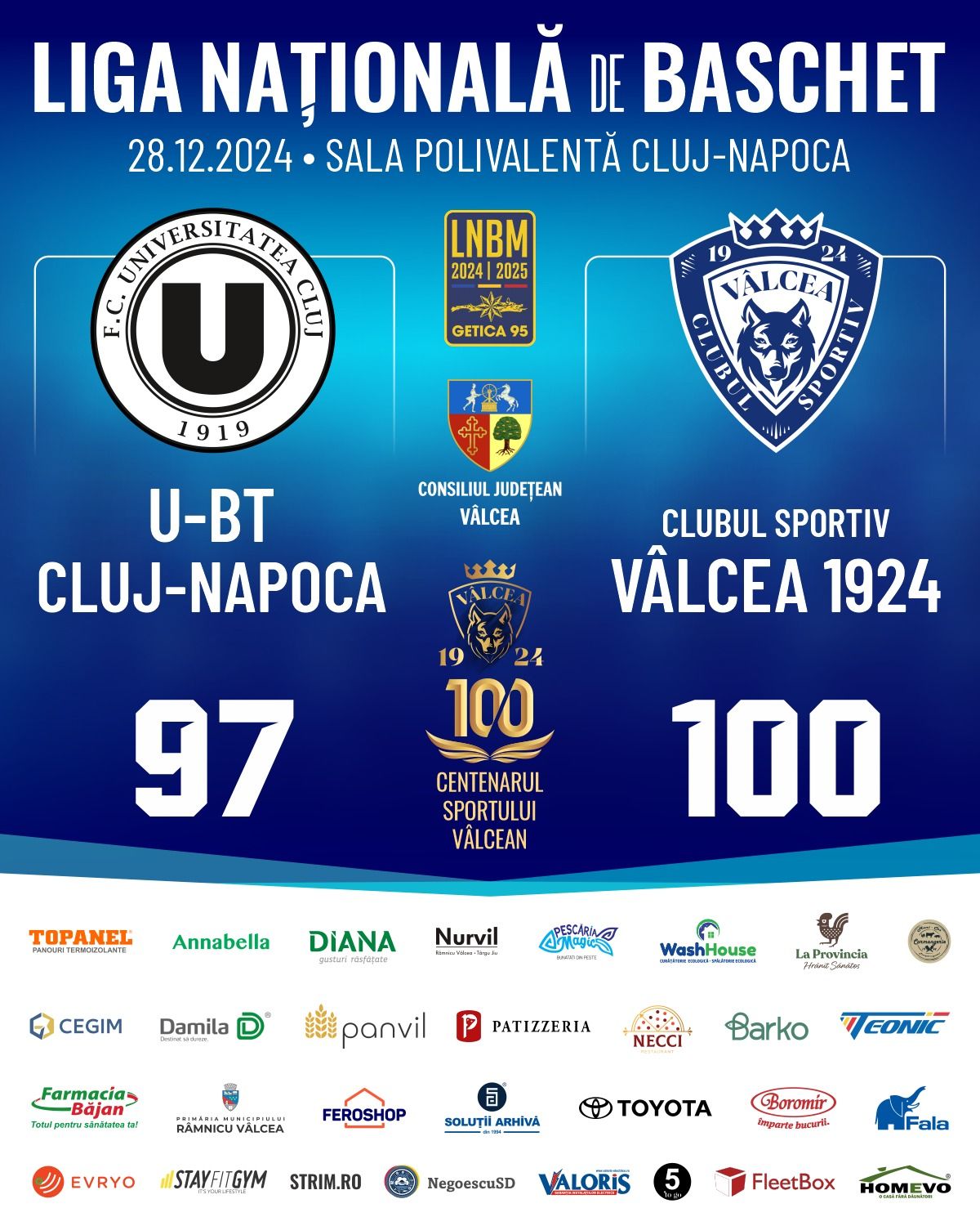 Lupii au detonat bomba! Victorie la Cluj Napoca